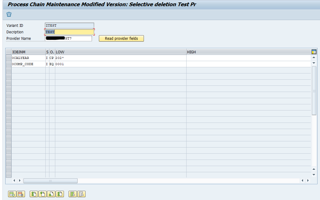 Selective deletion in process chains – evosight.com