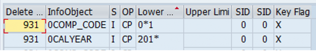 Selective deletion in process chains – evosight.com