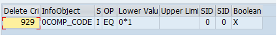 Selective deletion in process chains – evosight.com